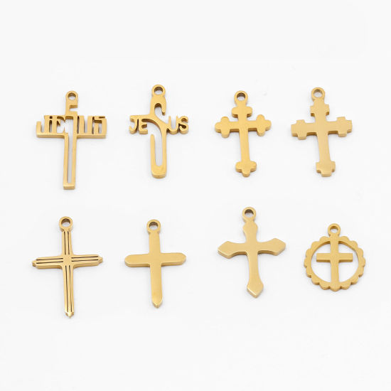 DoreenBeads. Eco-friendly 304 Stainless Steel Religious Pendants 18K ... DoreenBeads. Eco-friendly 304 Stainless Steel Religious Pendants 18K ...